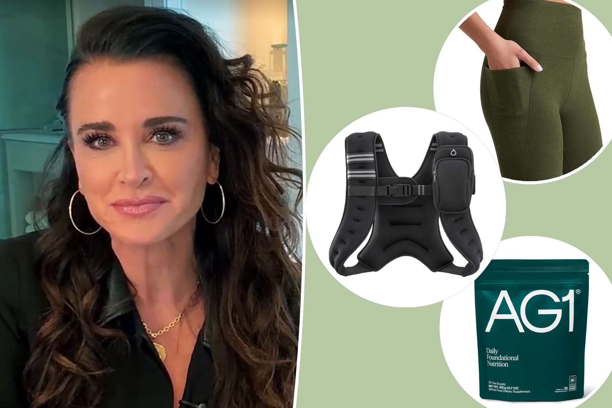 Inside Kyle Richards’ wellness routine: Greens powder, weighted vests ...