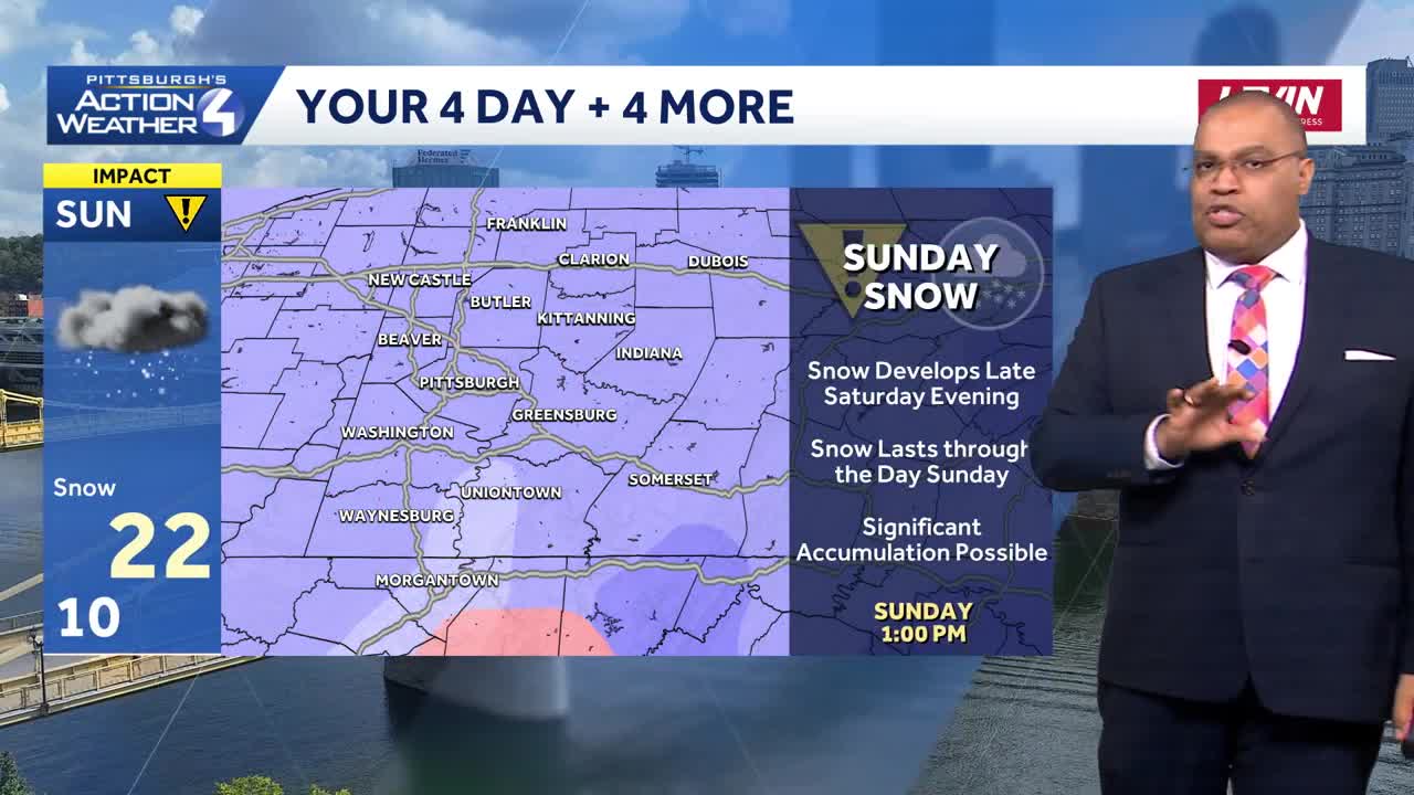 January 21 forecast: Wednesday snow and potential significant snow ...