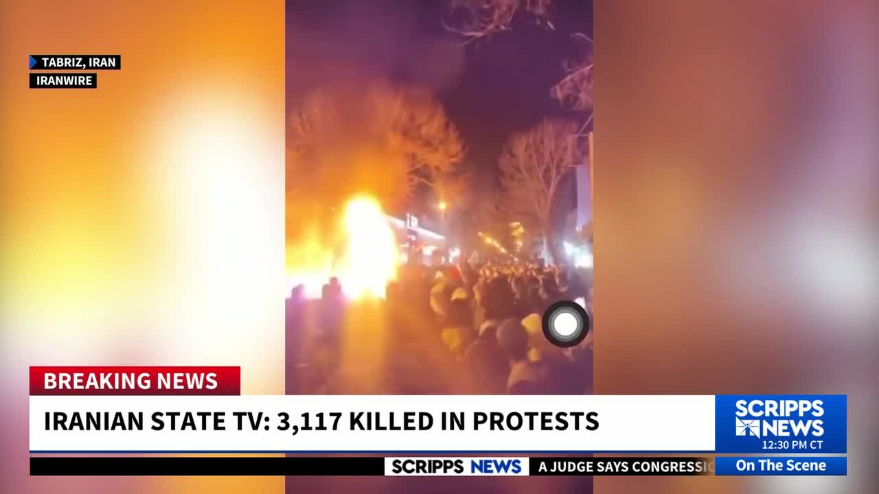Iranian state TV issues first official death toll from recent protests ...