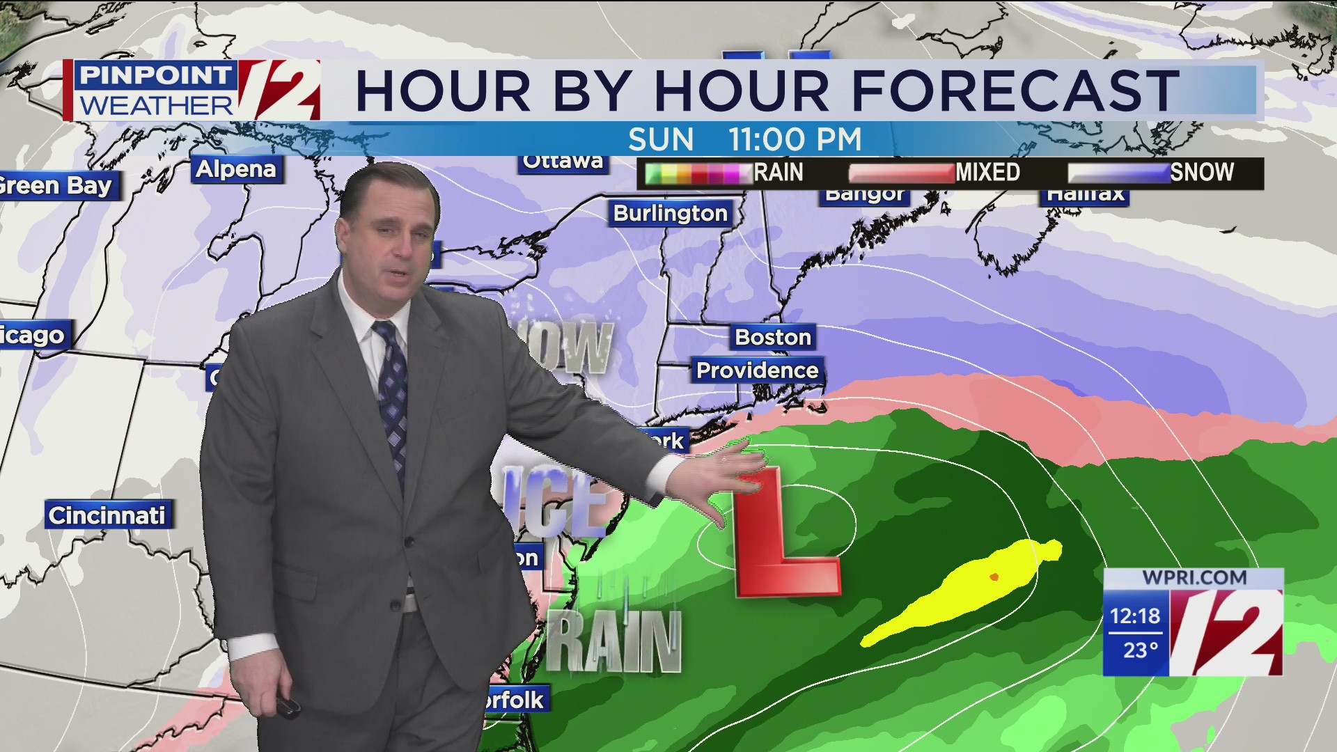 WPRI 12 weather forecast for 1/21/26: Bitter cold this weekend with ...