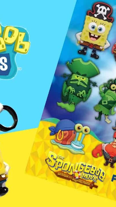 ASMR SpongeBob SquarePants movie mystery collectibles unboxing