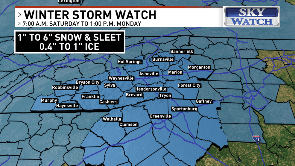 Winter storm watch: Major ice storm could cause widespread power ...