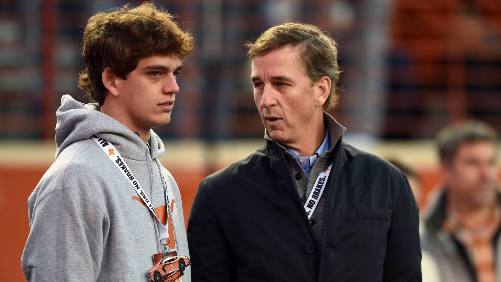 Arch Manning's father, Cooper, has full trust in the process at Texas ...