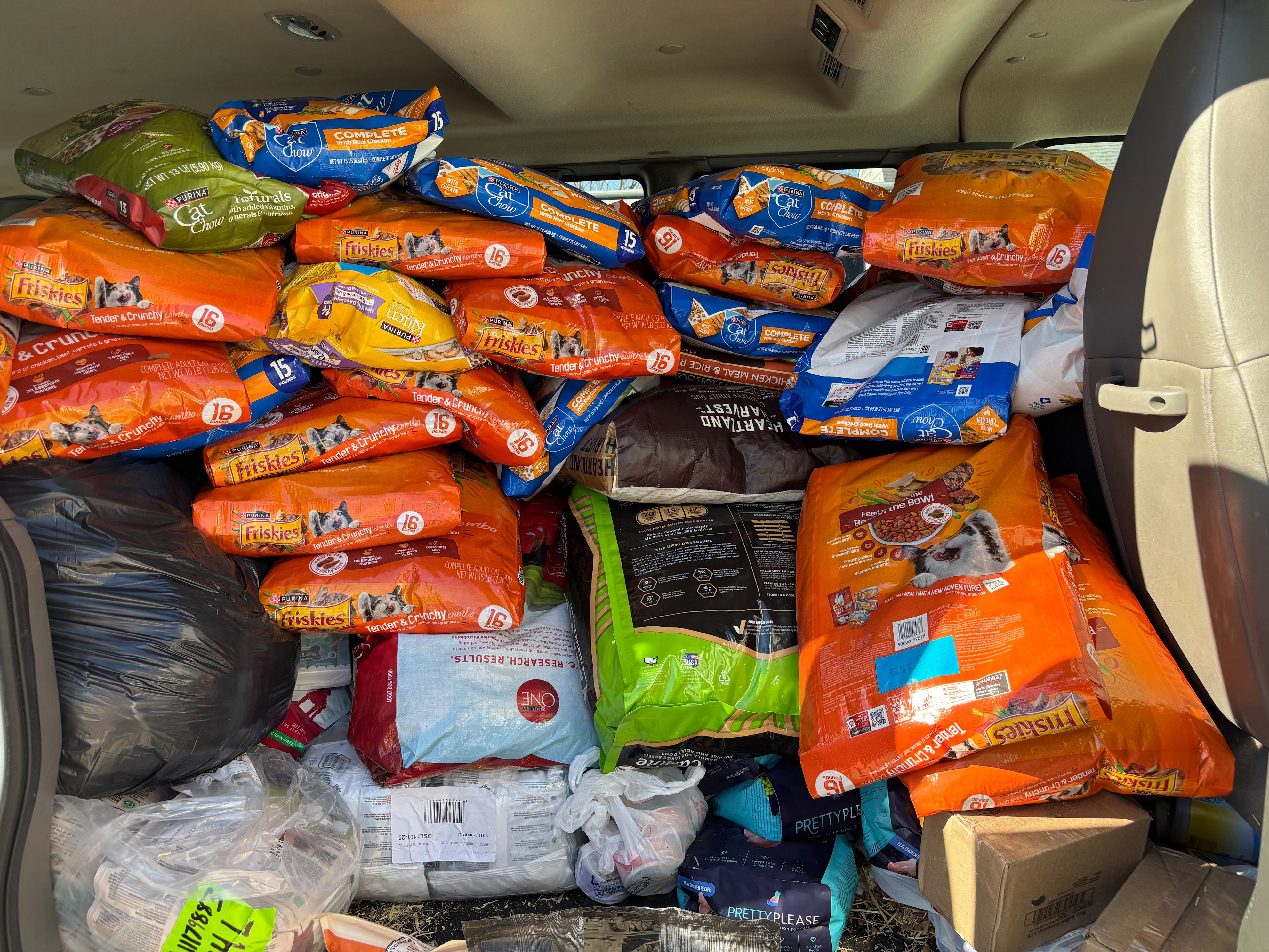 Kansas City cat rescue receives overwhelming food donations after ...