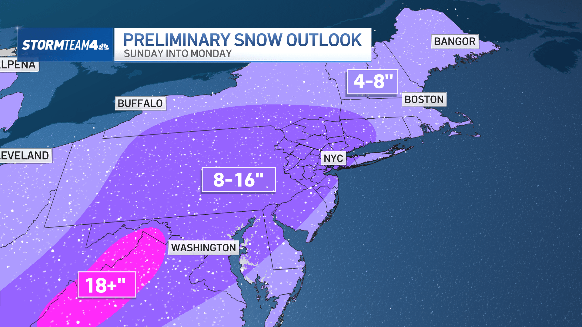 How much snow might be expected in NYC area for weekend storm? See ...