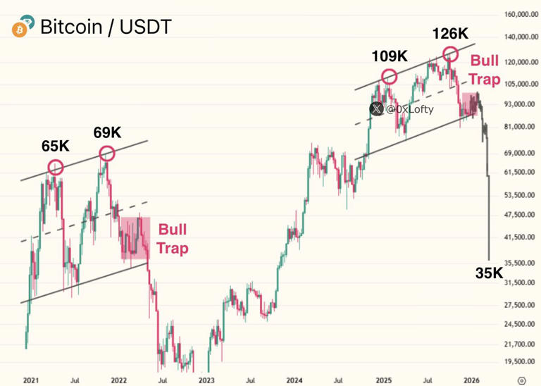 Tubarões do bitcoin acumulam BTC como em 2013, apesar de 'bull trap ...
