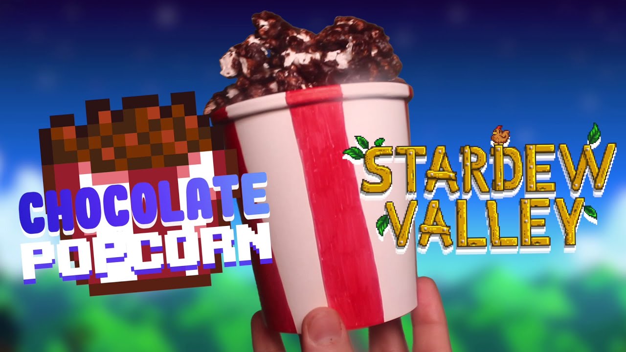 How to make chocolate popcorn from Stardew Valley - Real-life Stardew ...