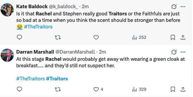 Rachel is branded 'the best traitor to ever exist' as she and Stephen ...