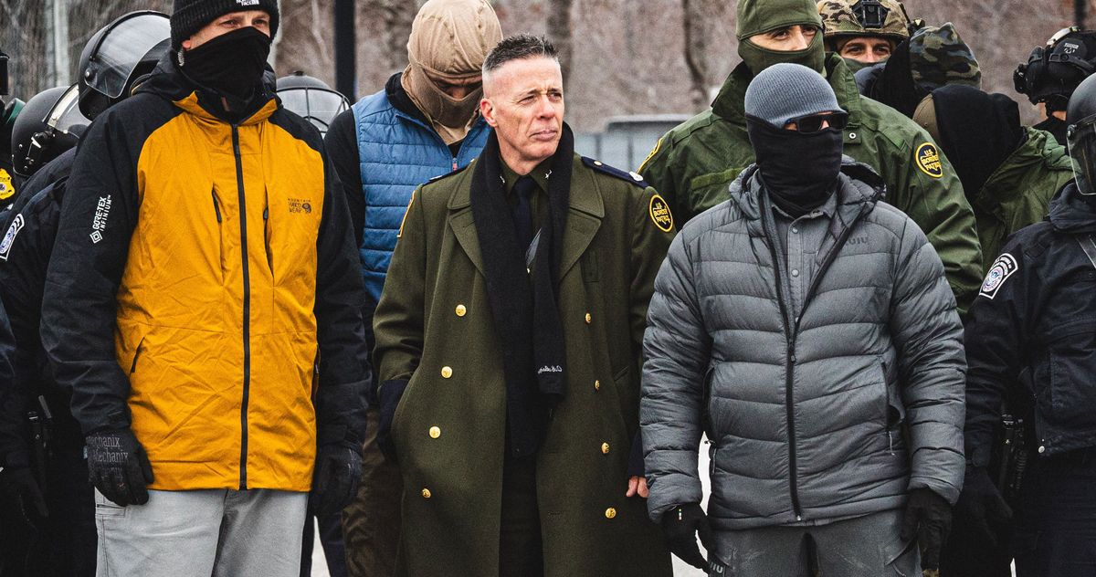 Is this border patrol commander actually doing 'Nazi cosplay'?