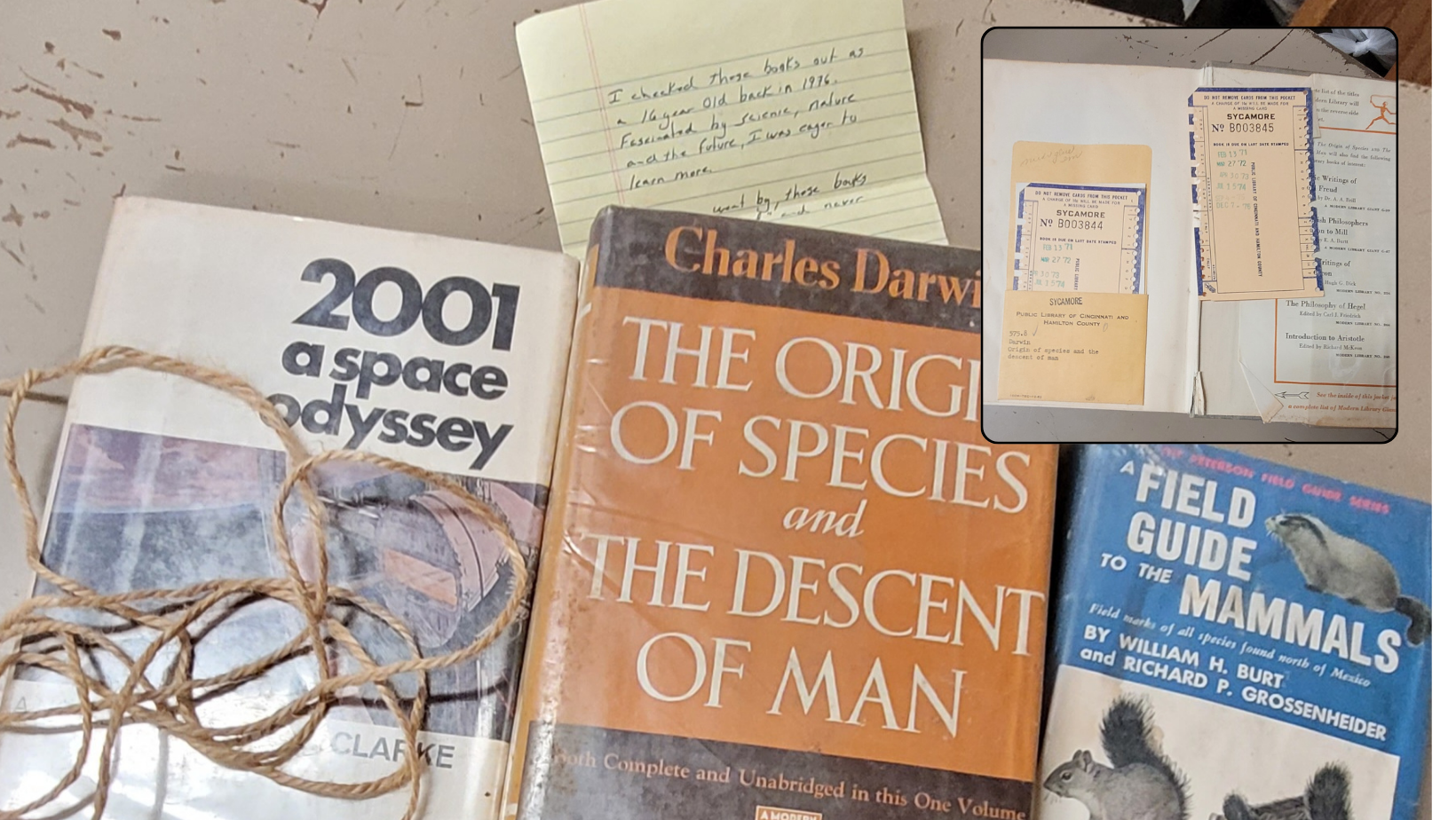 'It's time to return': Long-lost library books found and returned after ...