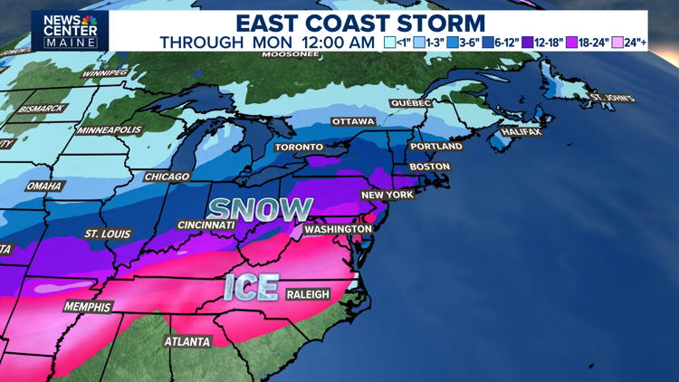 Winter storm to bring accumulating snow to Maine this weekend