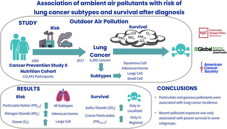 Distinct air pollutants show varying links to lung cancer subtypes and ...