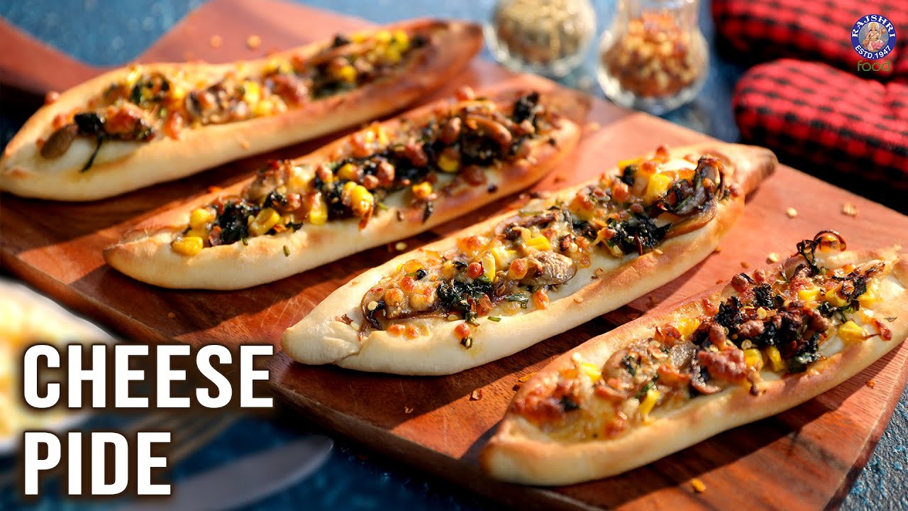 Restaurant-style cheese pide