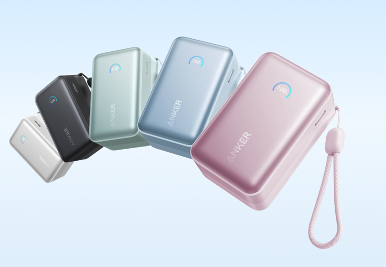 Anker Nano power bank 10K with retractable USB-C cable launches in pink