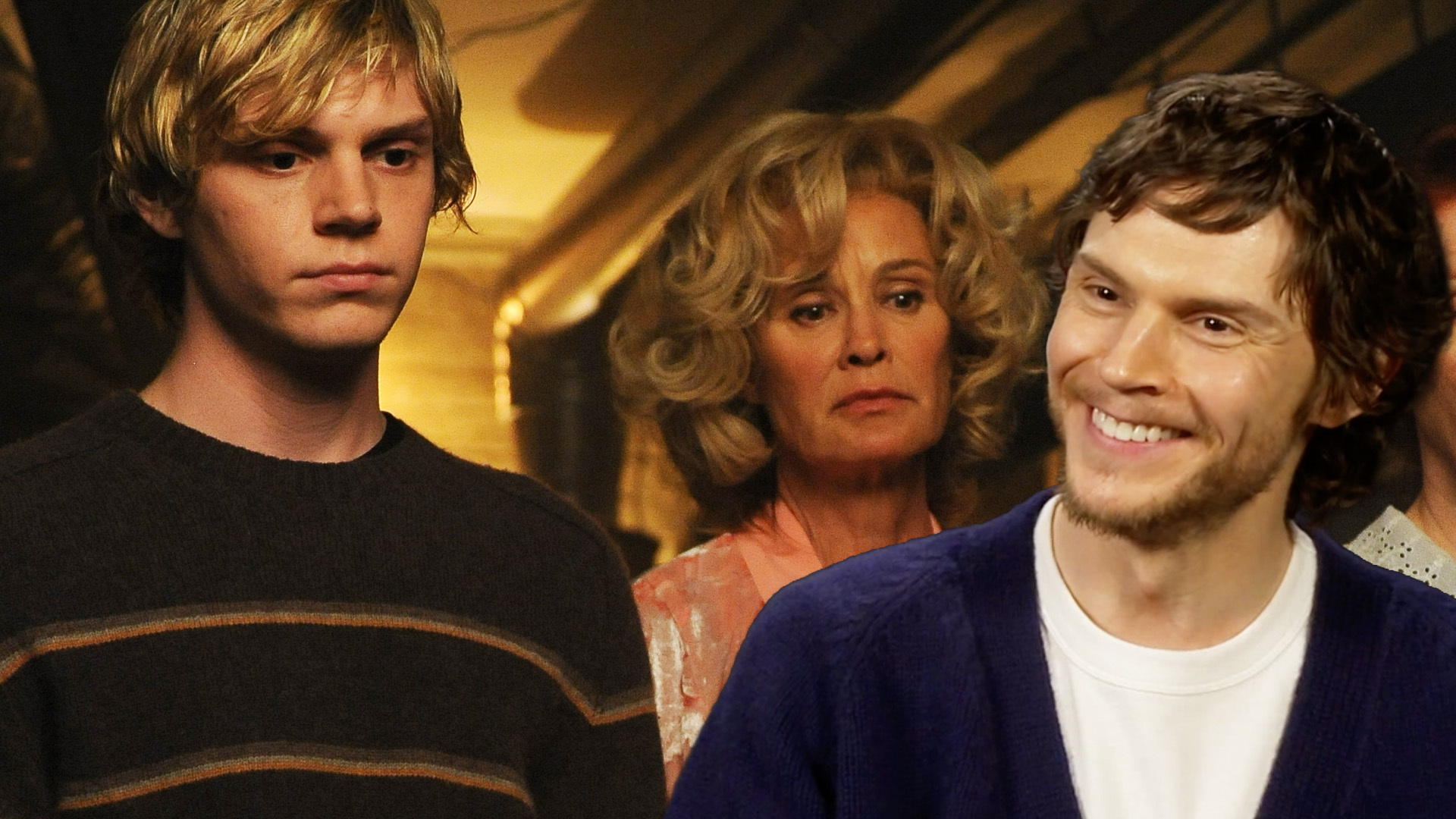 The beauty star Evan Peters teases reuniting with Jessica Lange in ...
