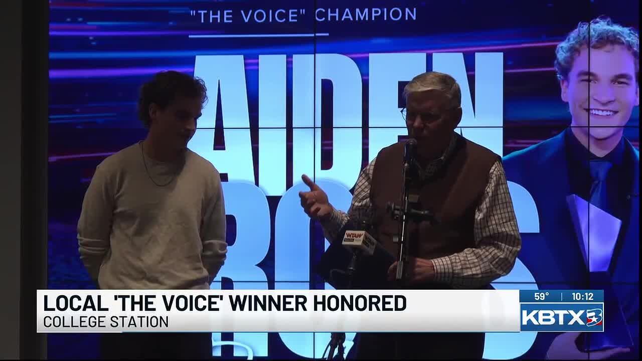 College Station commemorates local winner of 'The Voice' with his own day