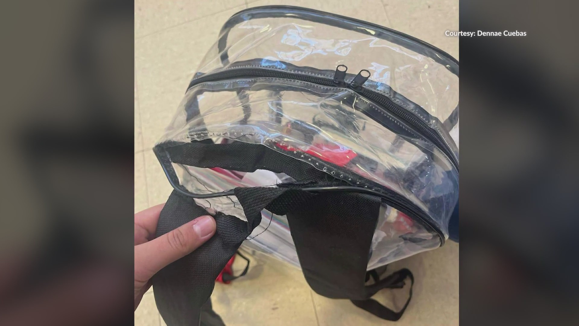 Parents say new clear backpacks at APS schools are not durable