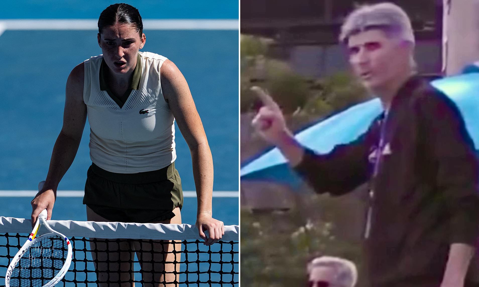 See Australian Open star's coach walk out on her after she slammed him ...