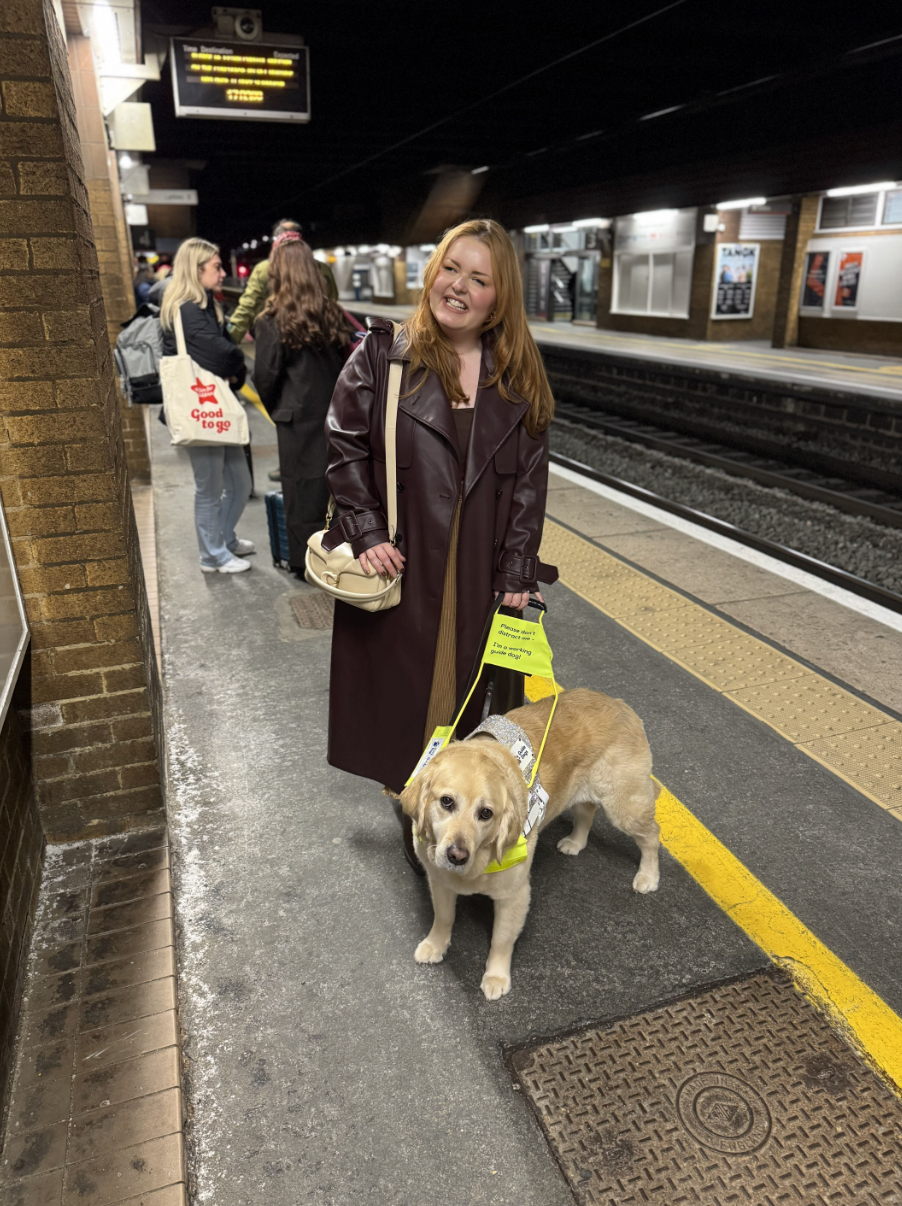 Half of blind people fear being stranded at train stations