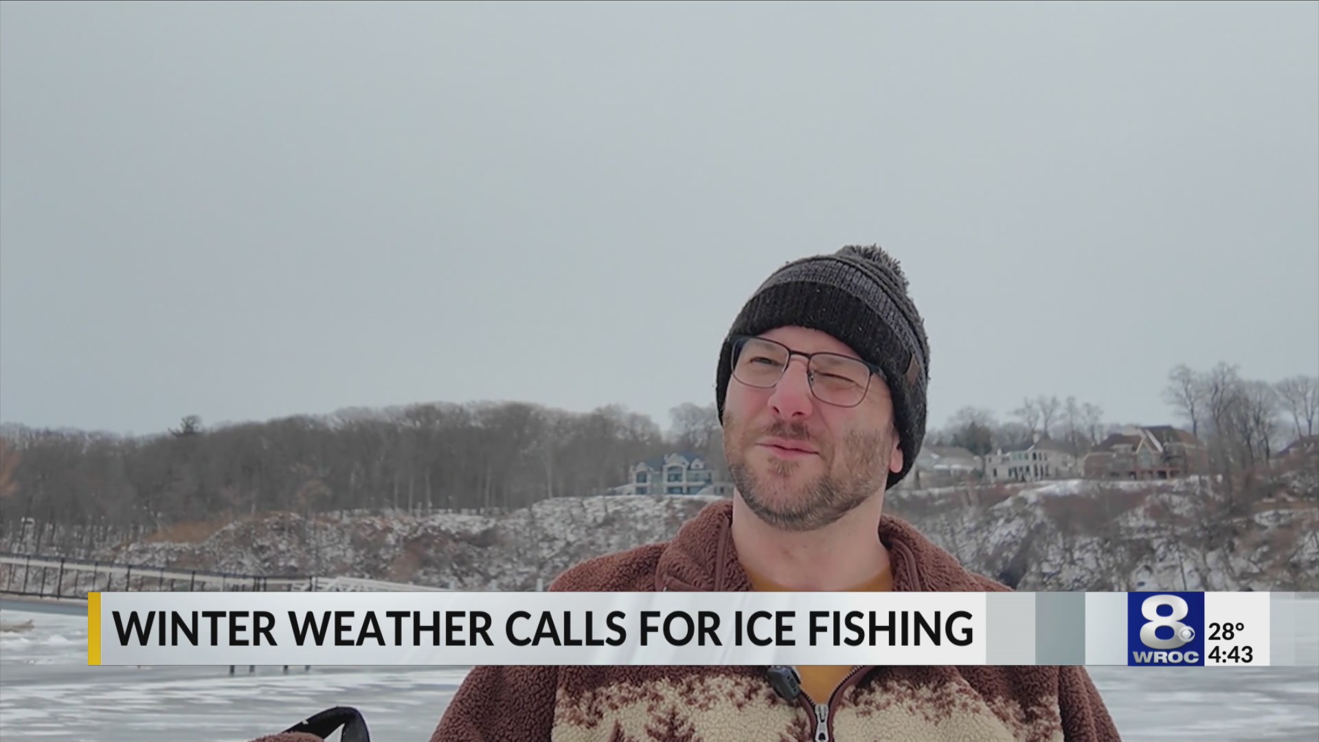 Winter weather calls for ice fishing