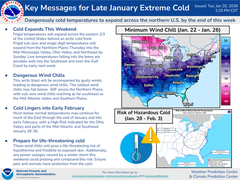 Extreme cold, major snow likely for millions across US. See the maps.