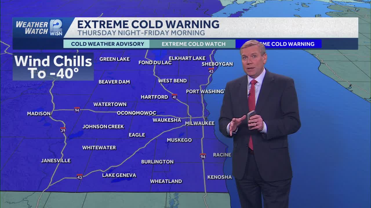 Snow to extreme cold in SE Wisconsin