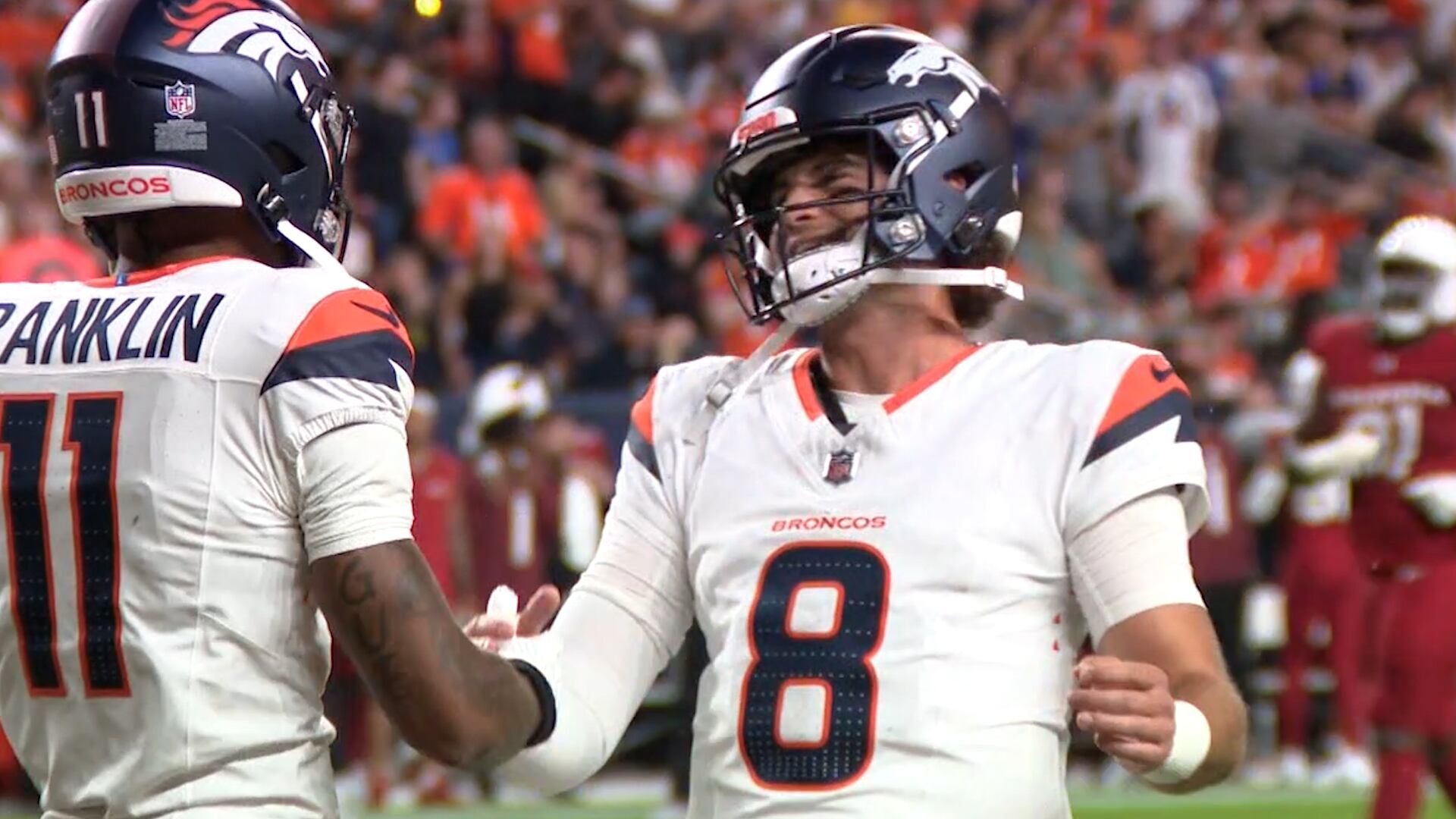 Watch: Broncos Country is riding behind backup quarterback Jarrett Stidham