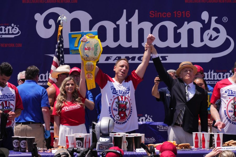 Will sale of Nathan’s Famous impact July 4 hot dog eating contest?