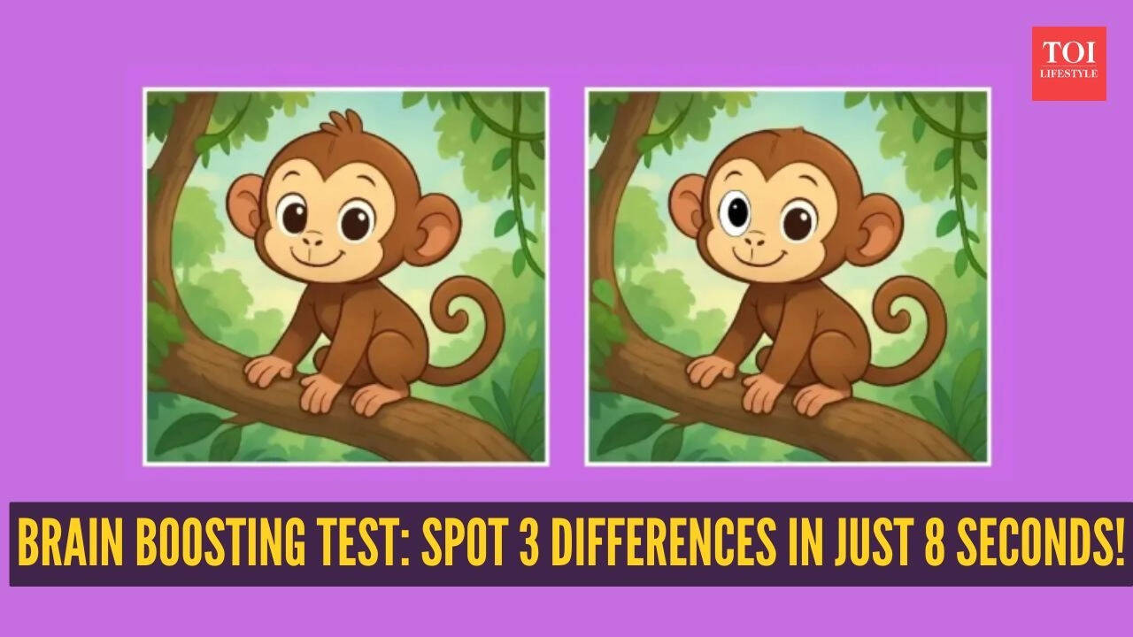 Brain boosting test: Spot 3 tricky differences in these monkey pictures ...