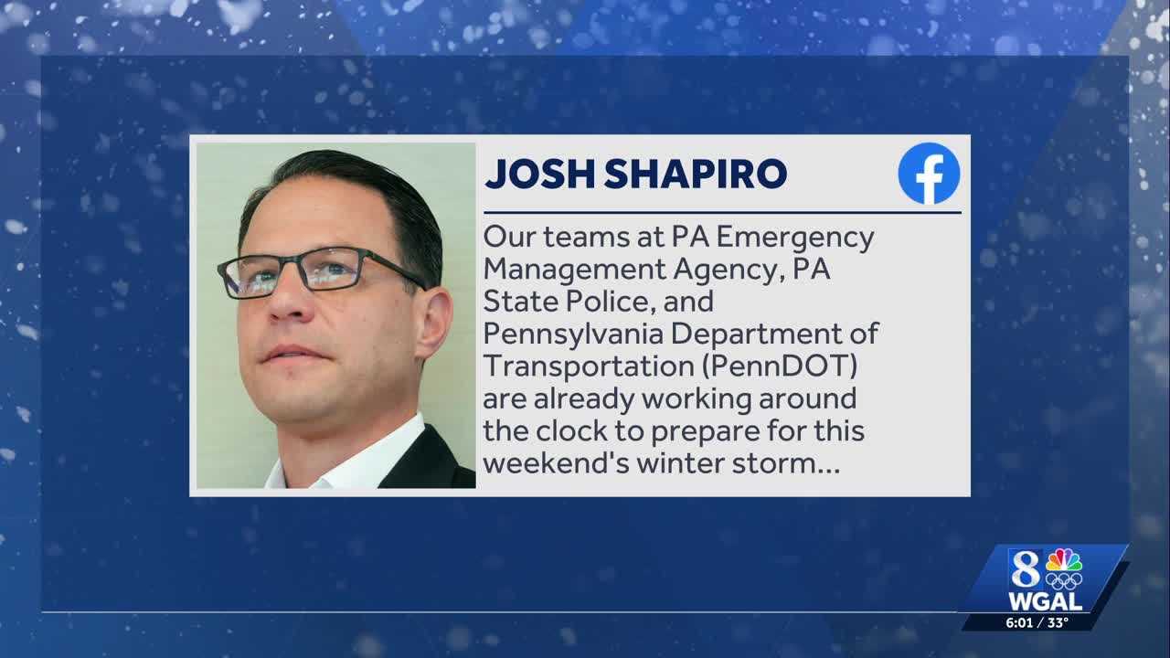 Pennsylvania leaders preparing for upcoming winter storm
