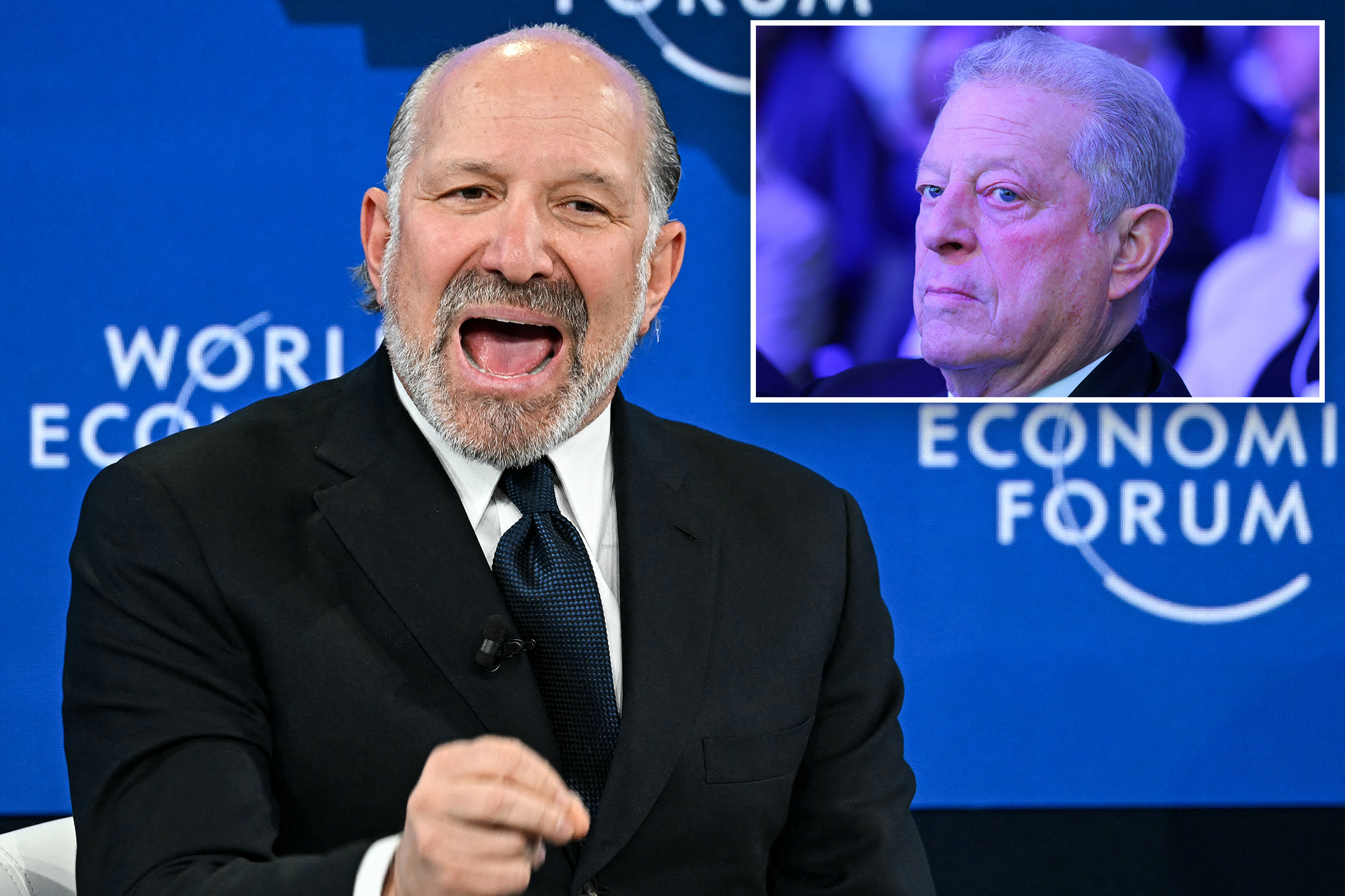 Al Gore accosts Commerce Secretary Howard Lutnick after Trump official ...