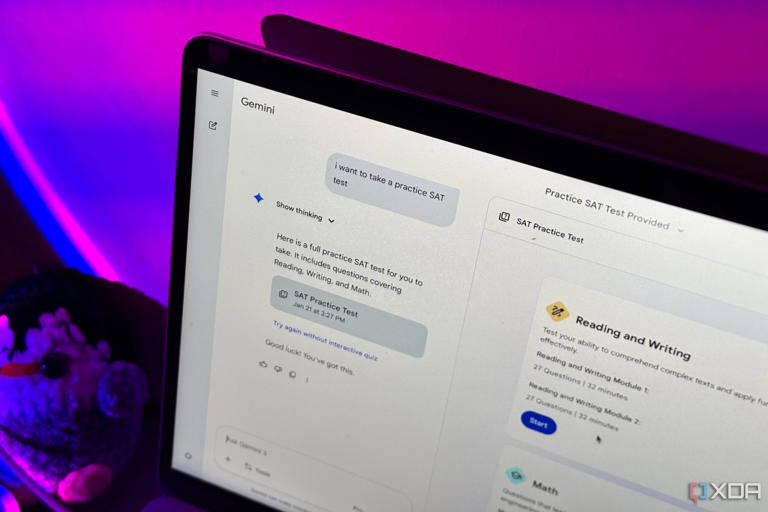 Google just turned Gemini into a free SAT prep tool
