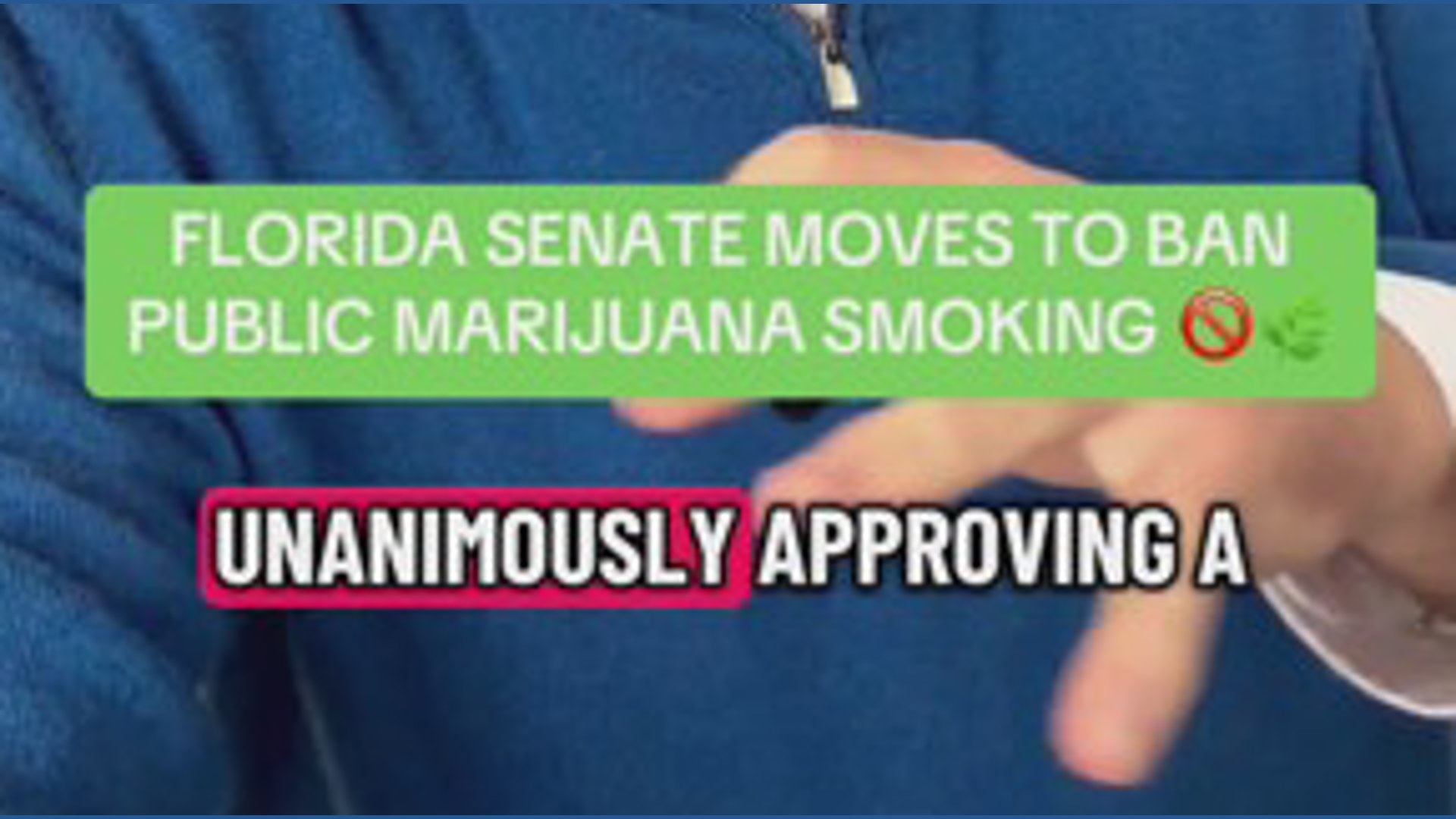 Florida Senate advances bill looking to ban smoking marijuana in public ...