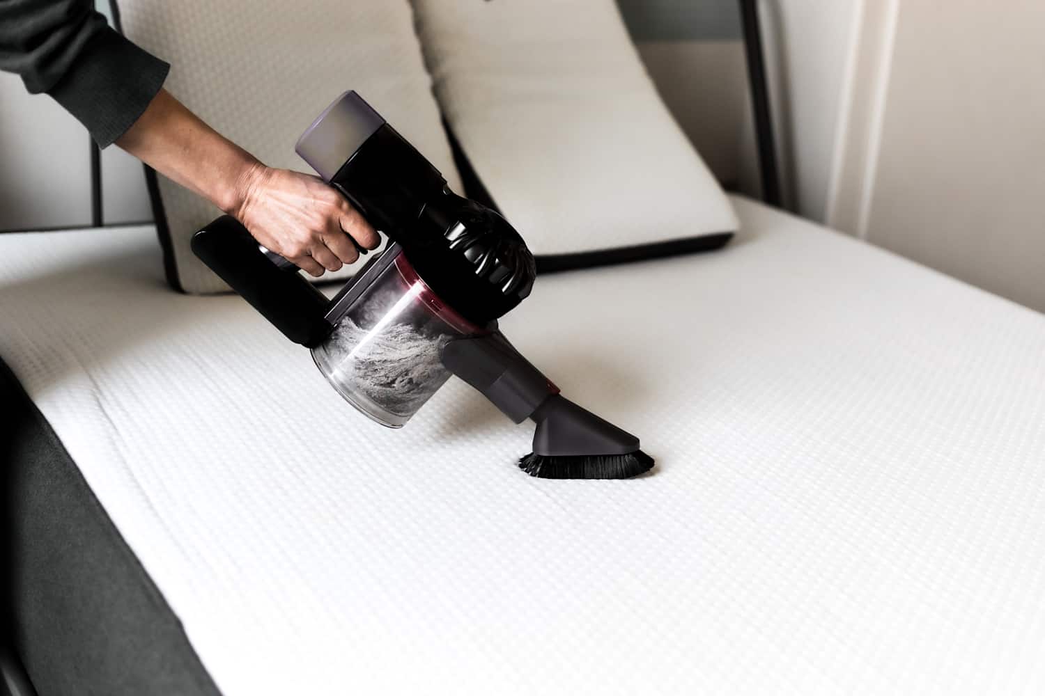 This tiny vacuum works better than my stick vac on couch crumbs