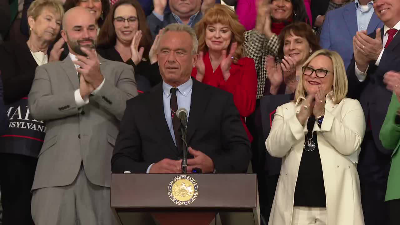 Robert F Kennedy Jr. holds MAHA rally in Harrisburg