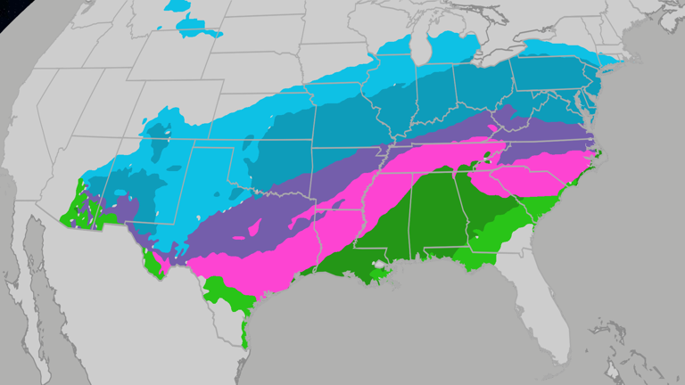 Winter storm Fern maps tracker: Alerts, snowfall outlook, ice forecast ...