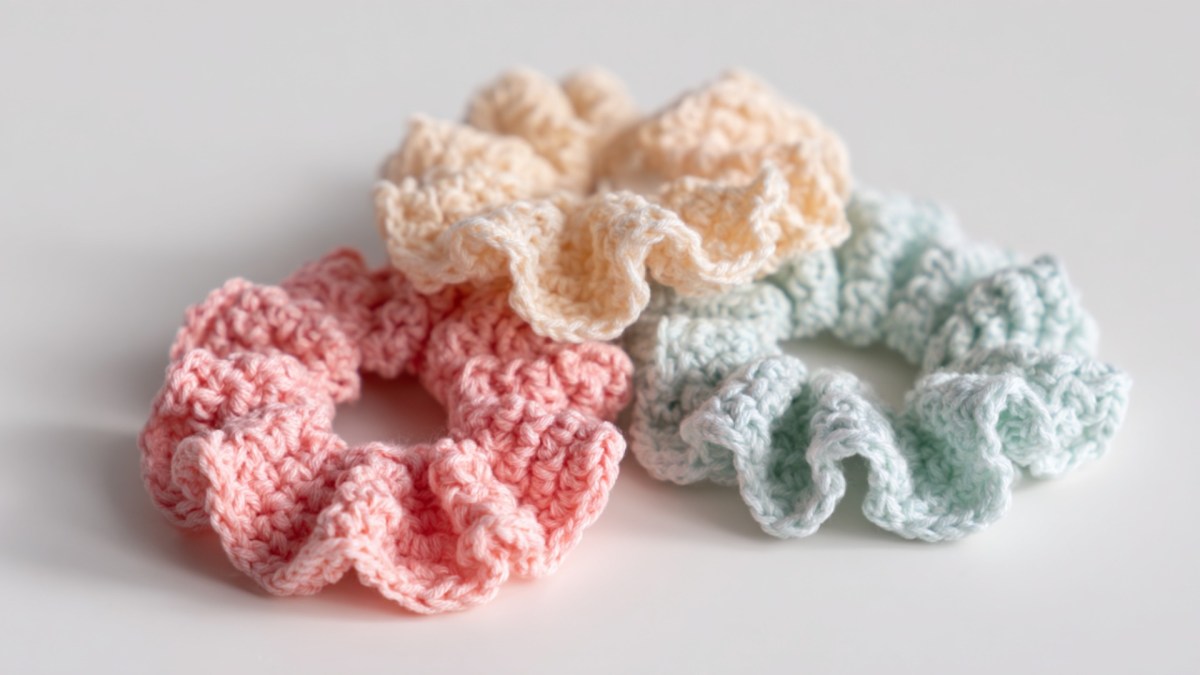 Scrunchie häkeln: In wenigen Schritten zum individuellen Haaraccessoire