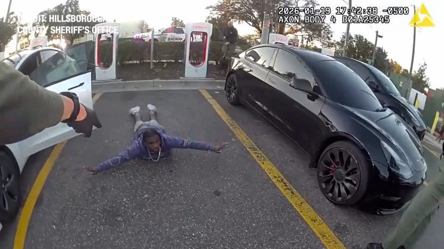 Convicted felon found with gun, drugs arrested at Tesla charging ...