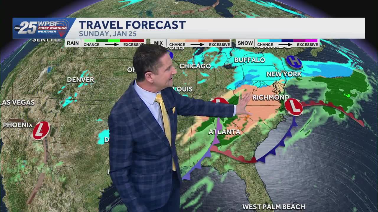 Big winter storm, and near record highs