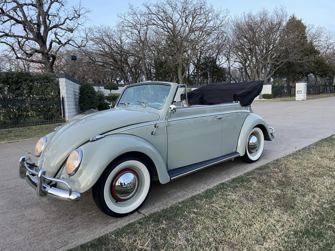 1957 Volkswagen Beetle convertible for sale after complete refurbishment