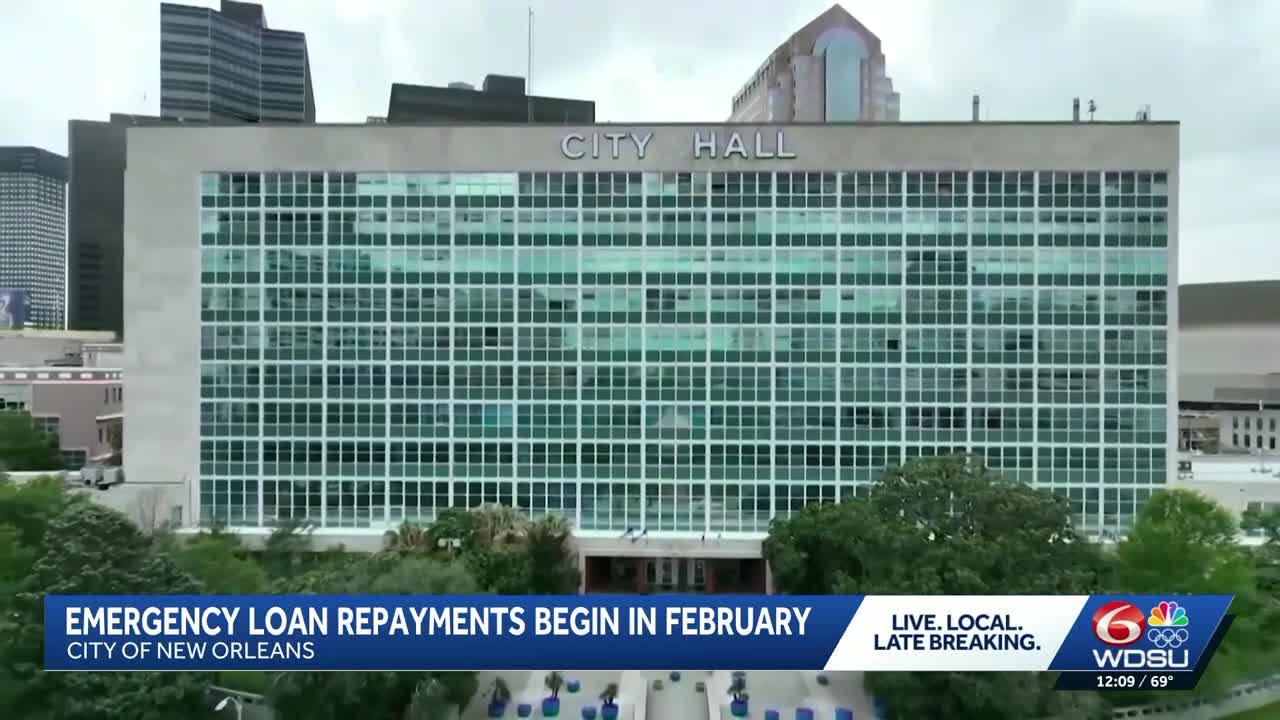 City of New Orleans will make first loan repayment in February