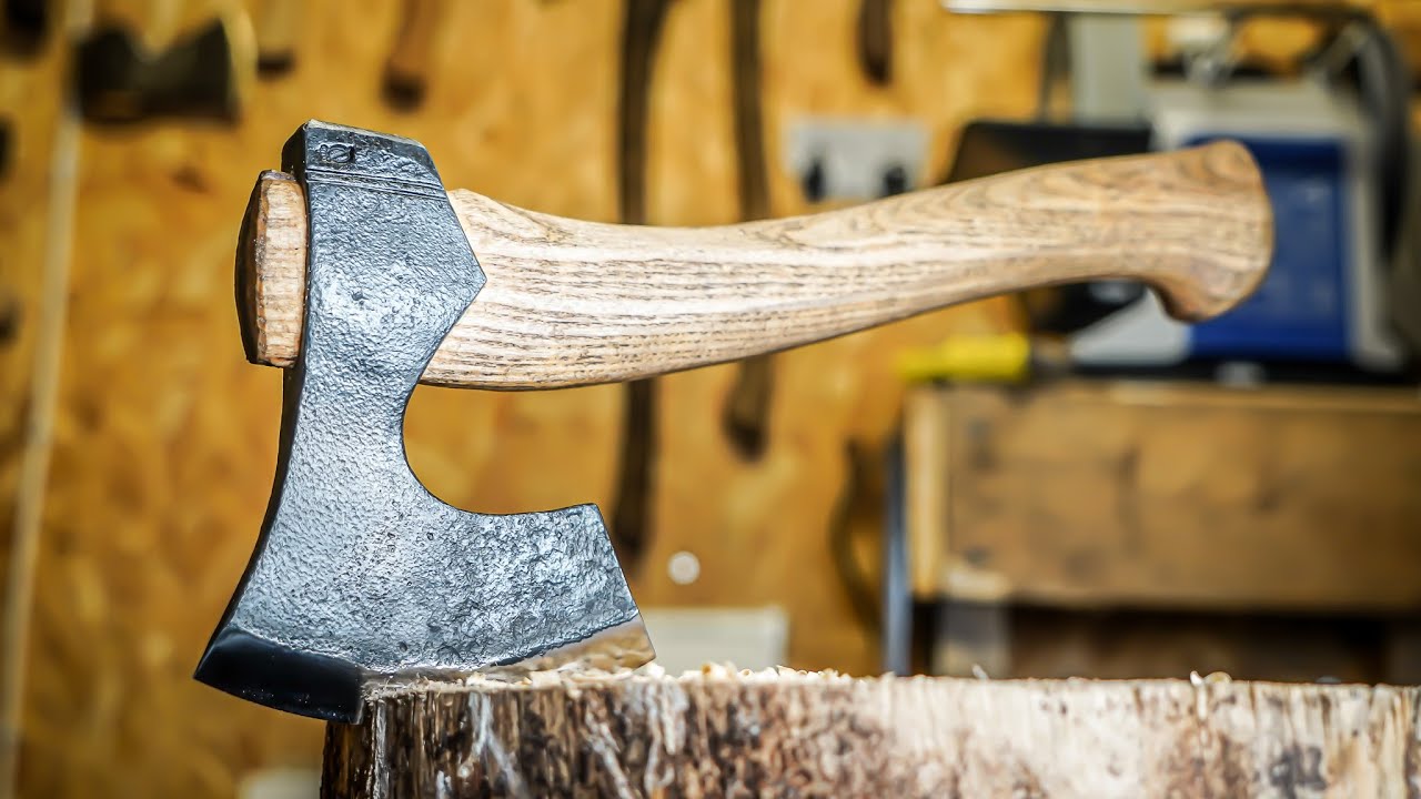 Watch me create a custom carving axe!