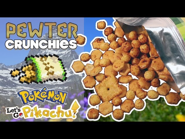 POKEMON: Let's go! - How to make Pewter Crunchies