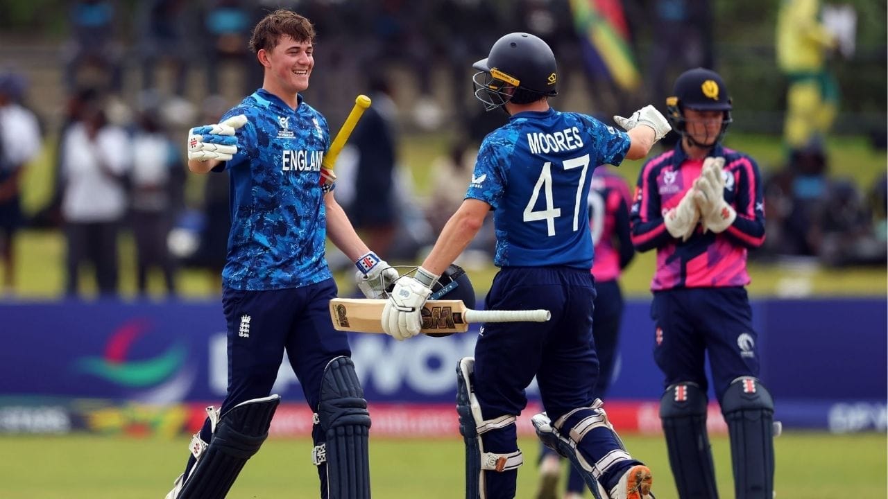 Mayes smashes 191 as England post highest Under-19 ODI total to crush ...