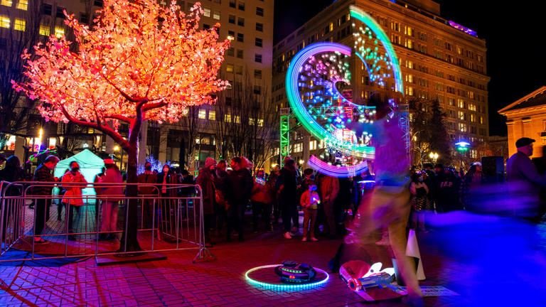 Let there be light! Portland Winter Light Festival to illuminate city ...
