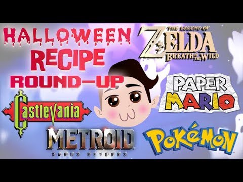 Jammy's Halloween recipes from Zelda, Mario, Pokemon, and more!