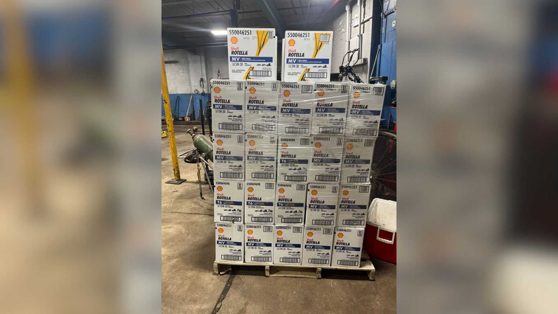 Stolen card used to buy thousands in motor oil from local business