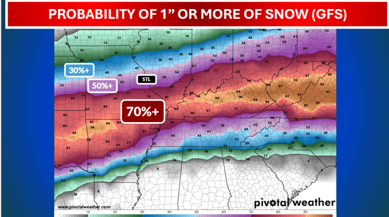 Winter storm watch issued for most of St. Louis region this weekend