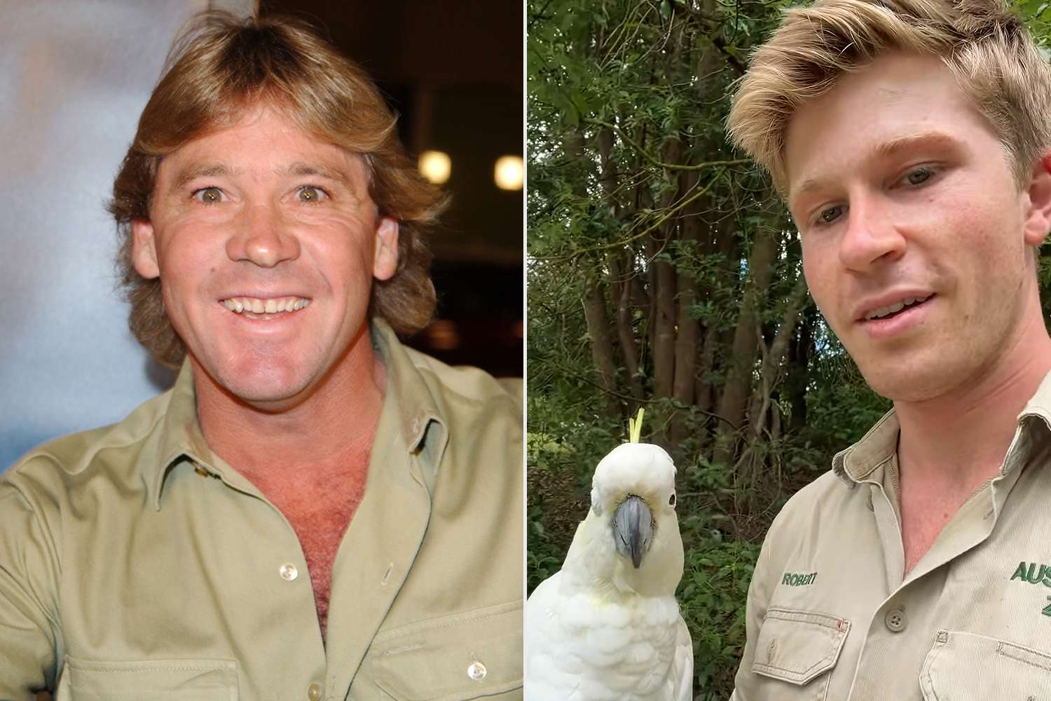Robert Irwin hangs out with 60-year-old cockatoo who was one of dad ...