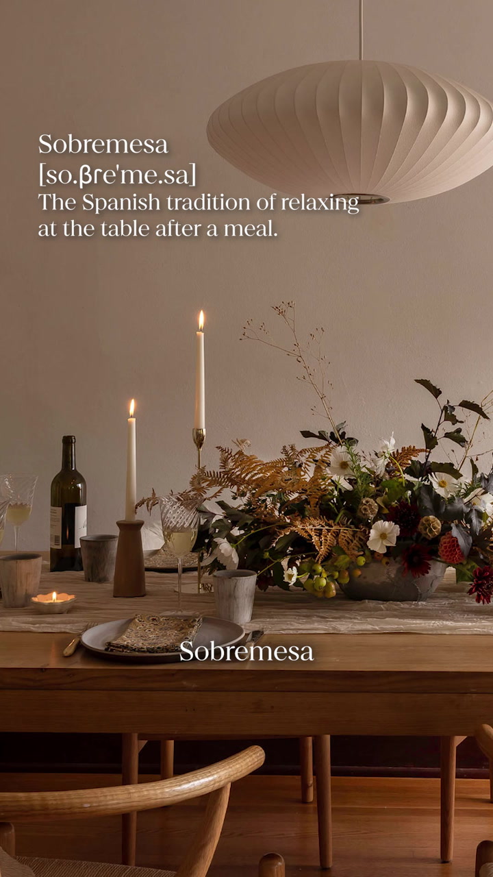 Discovering sobremesa: Embracing quality time at the table #shorts